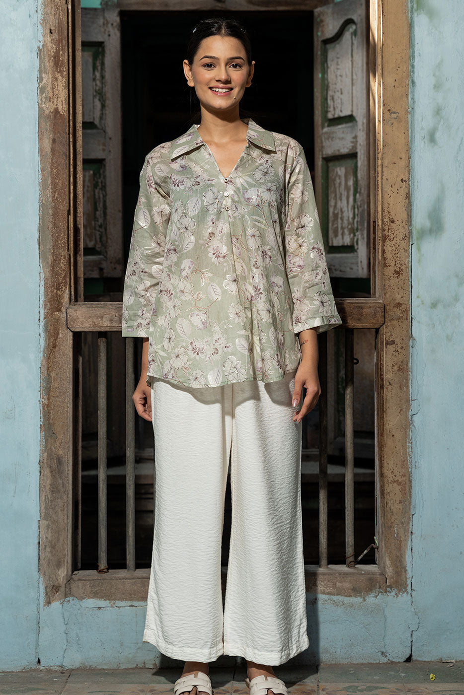 Meadow Sage Top